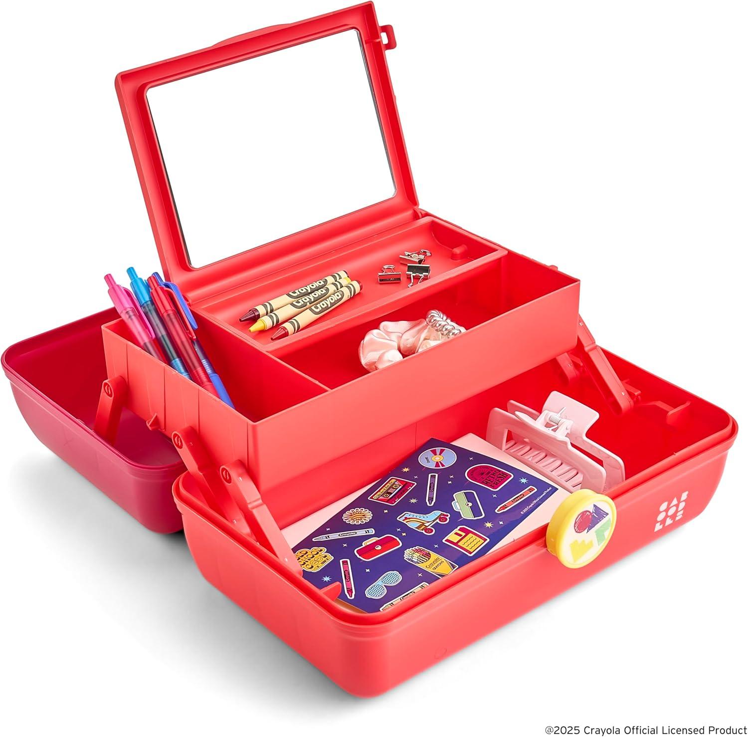 Caboodles On-The-Go-Girl Case(Crayola’s Mulberry Over Orange Red ...