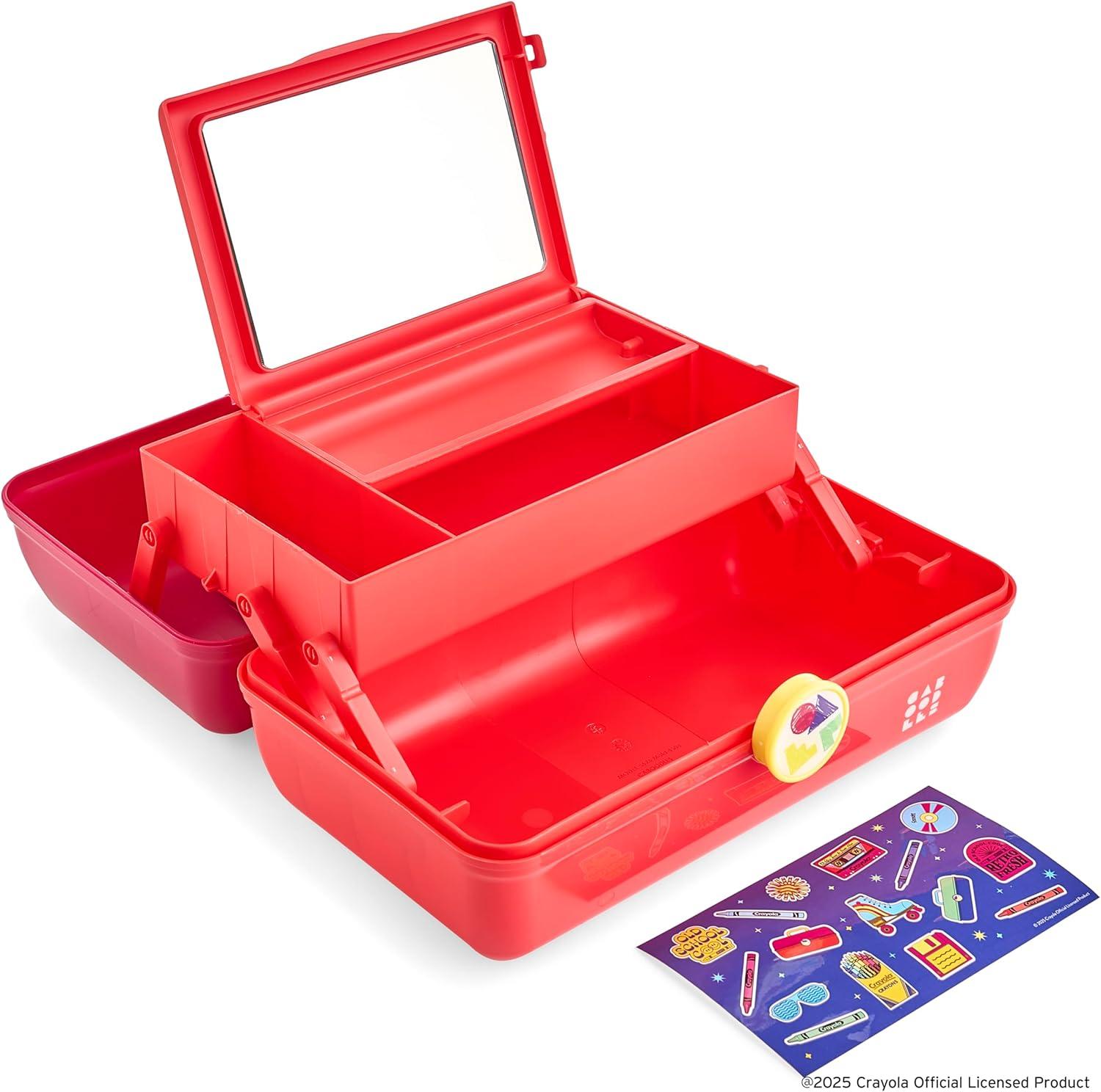 Caboodles On-The-Go-Girl Case(Crayola’s Mulberry Over Orange Red ...