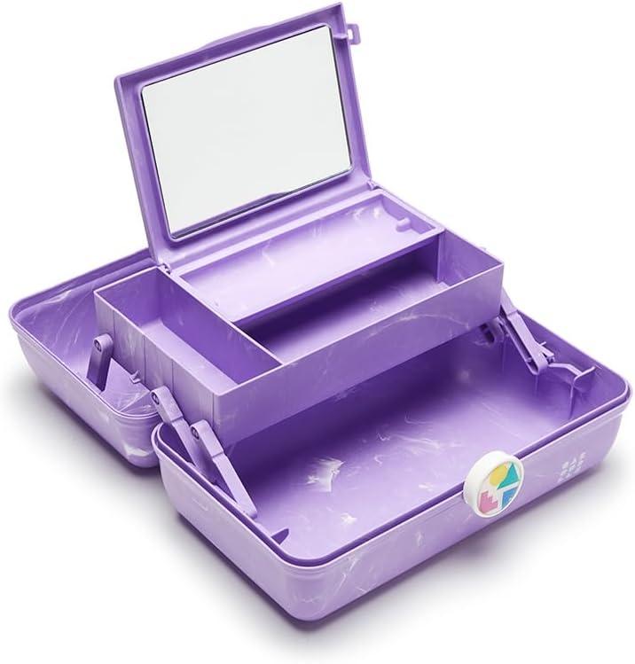 Caboodles On-The-Go-Girl Case(Lilac Marble) - Crayola Kids Studio