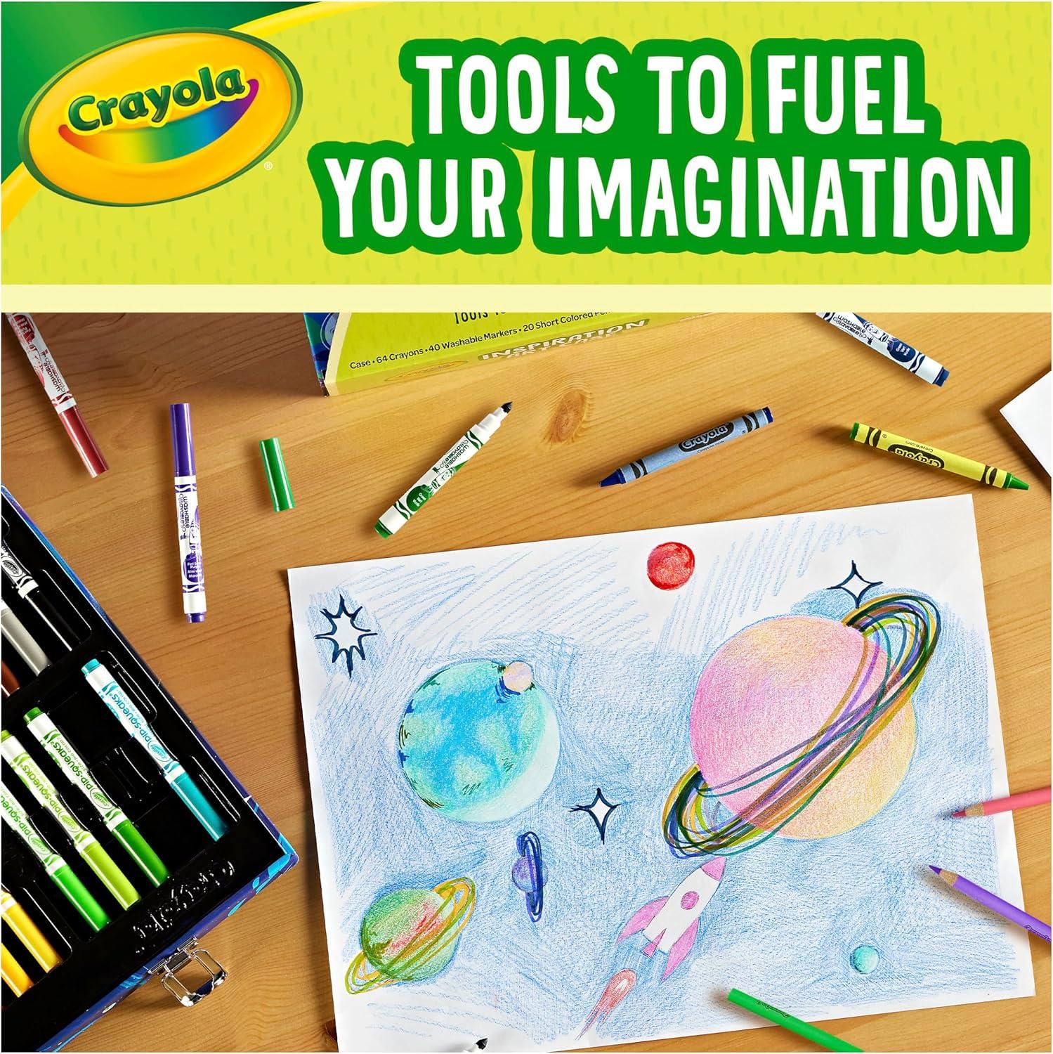 Crayola Limited Edition Coloring Set (115pcs), Kids Drawing Supplies ...